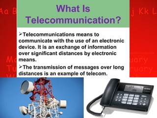 Primary challenges of telecommunication | PPT