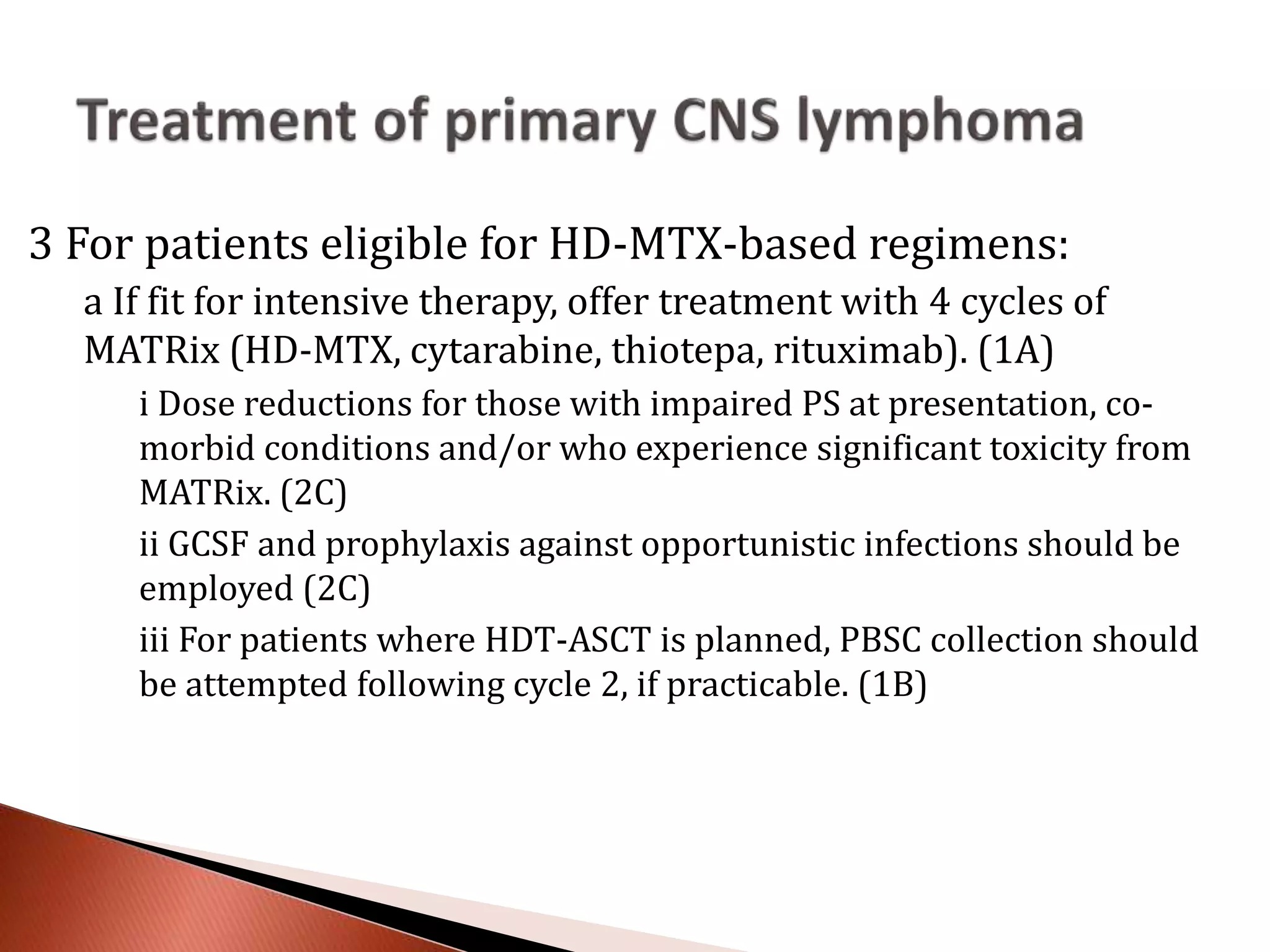 Primary CNS lymphoma | PPTX