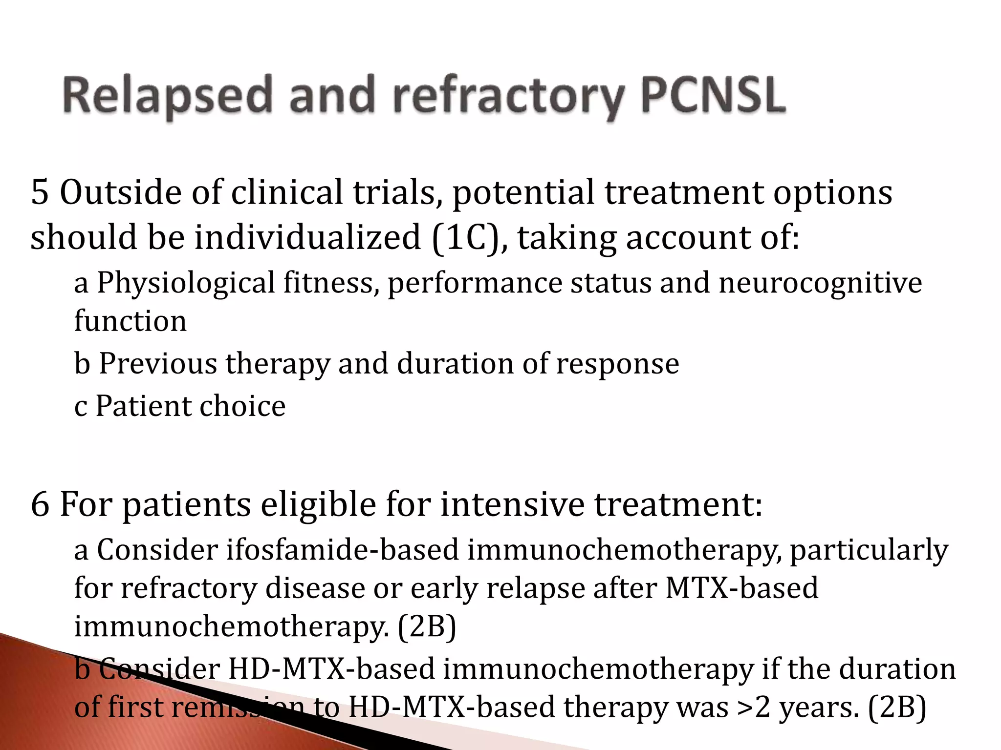Primary CNS lymphoma | PPT