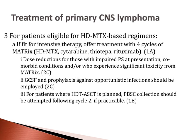 Primary CNS lymphoma | PPT