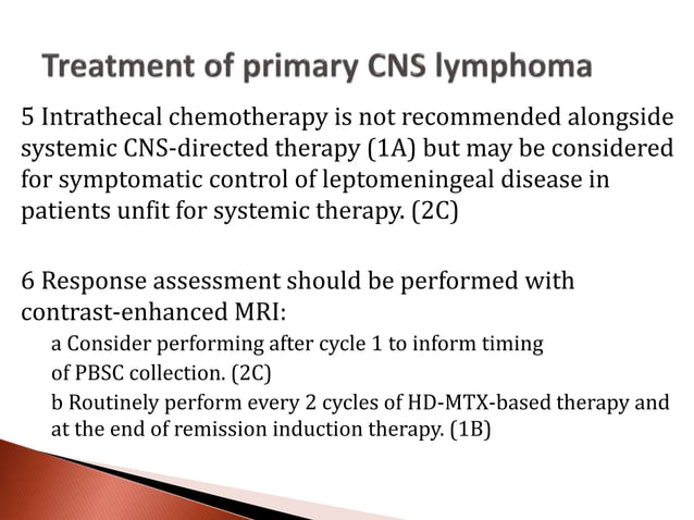 Primary CNS lymphoma | PPT