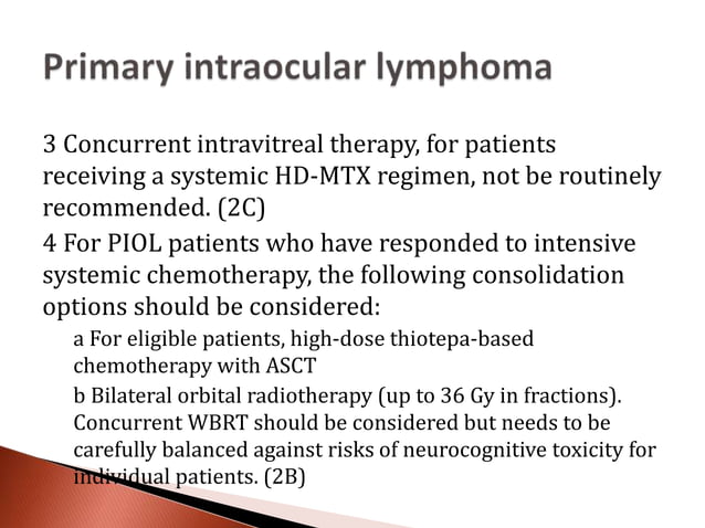 Primary CNS lymphoma | PPT