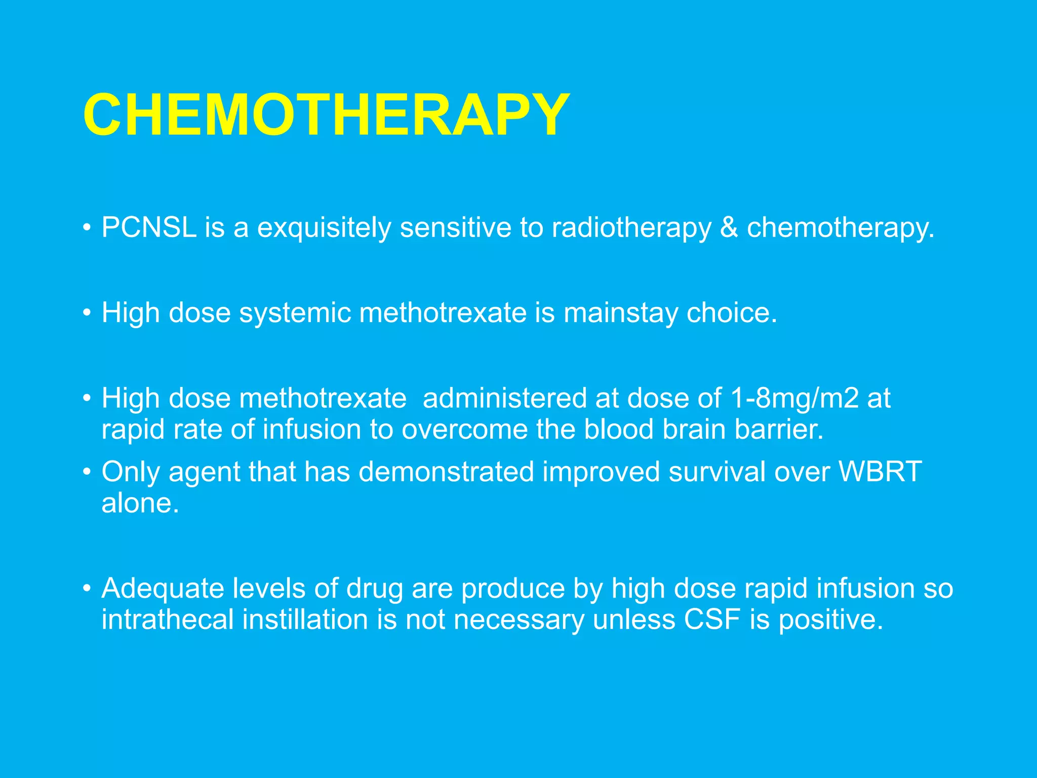 Primary CNS Lymphoma | PPTX