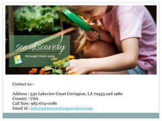 Primary colors learning center | PPT