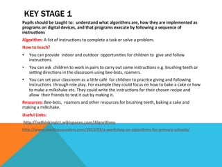 Primary Computing Curriculum 2014 | PPT