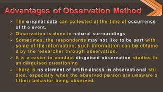 Primary Source of Data Collection - Observations, Survey, Focus Groups ...