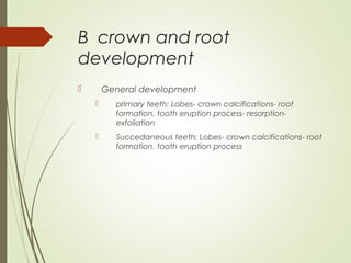 Primary Dentition | PPT