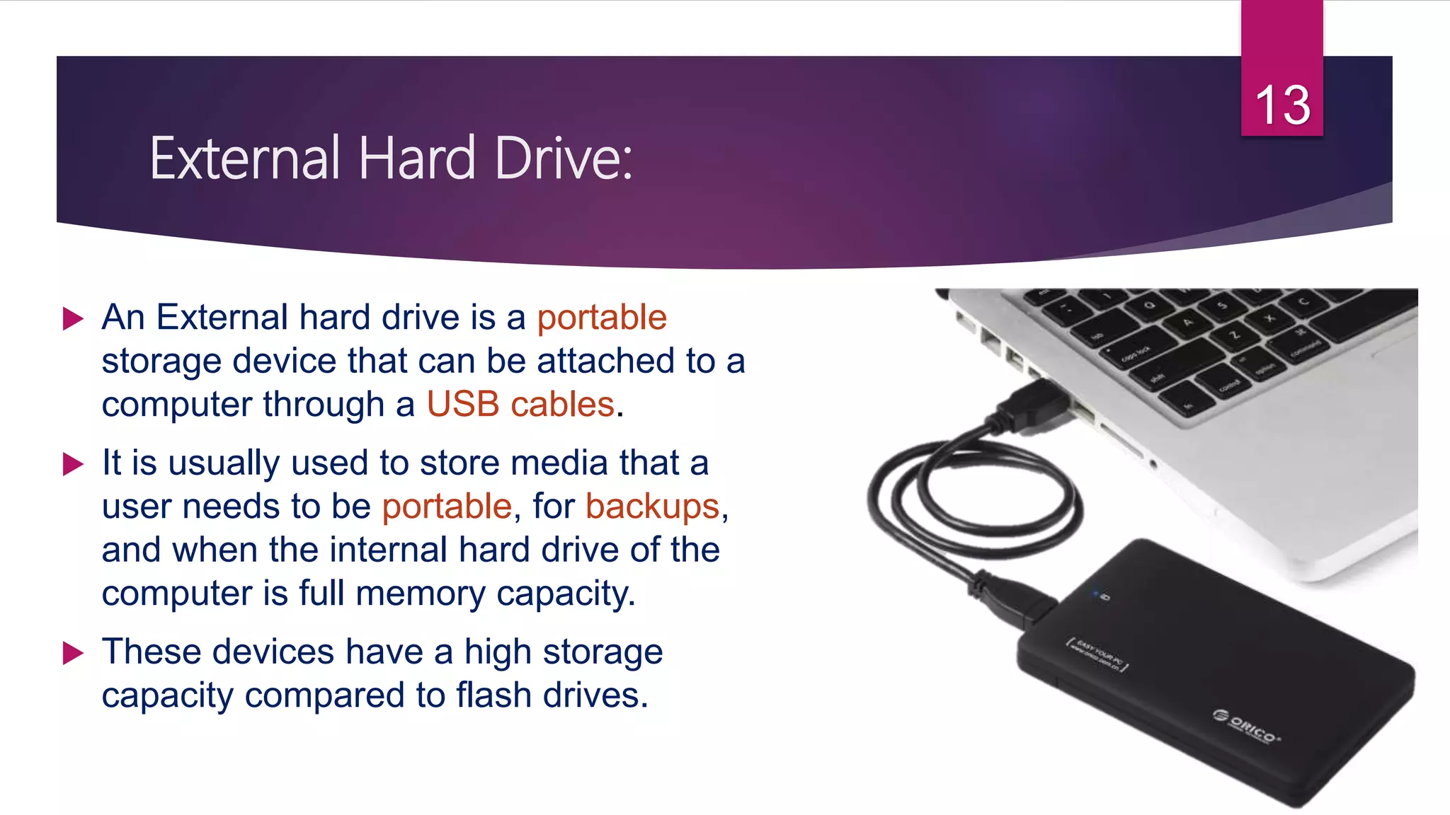 Primary and secondary Storage devices | PPTX