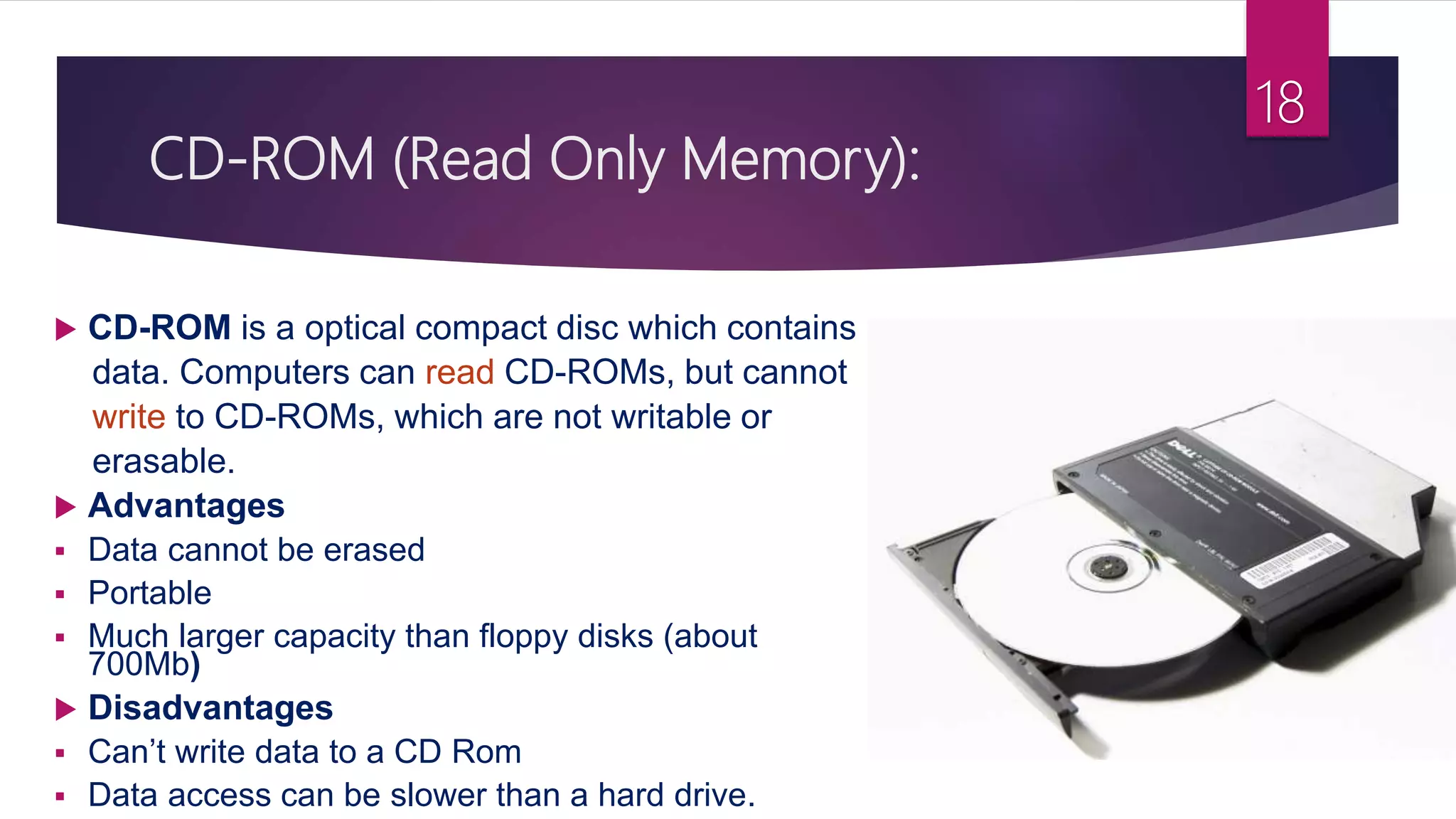 Primary and secondary Storage devices | PPTX