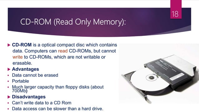 Primary and secondary Storage devices | PPTX | Data Storage and ...