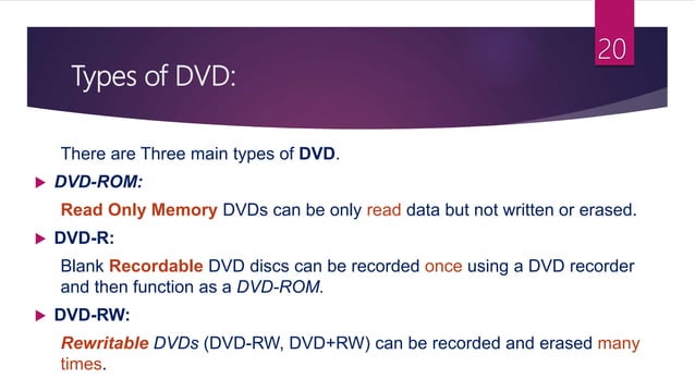 Primary and secondary Storage devices | PPTX | Data Storage and ...