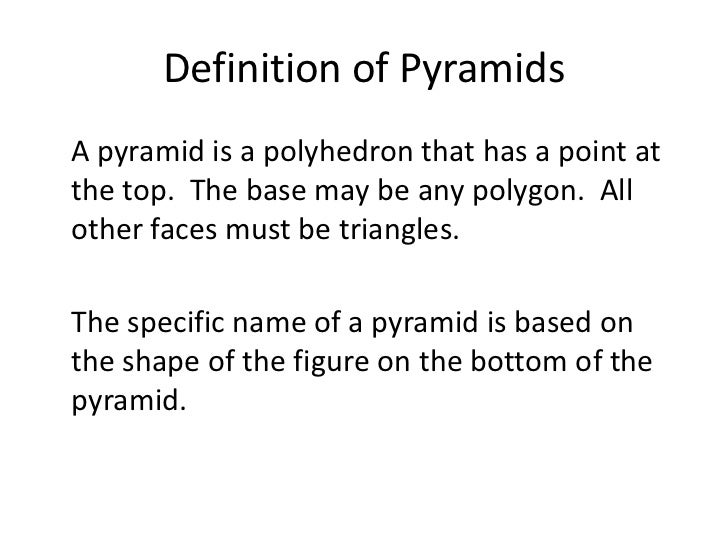 Primary Differences Between Prisms and Pyramids