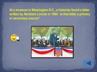 Primary and Secondary Sources Review | PPT