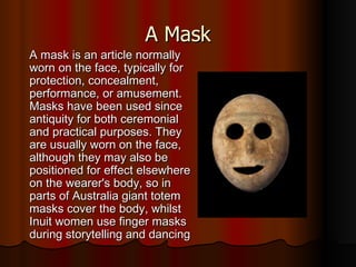 Primary D&T Masks | PPT