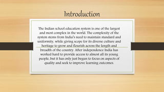 Education System of India | PPTX