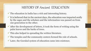 Education System of India | PPTX