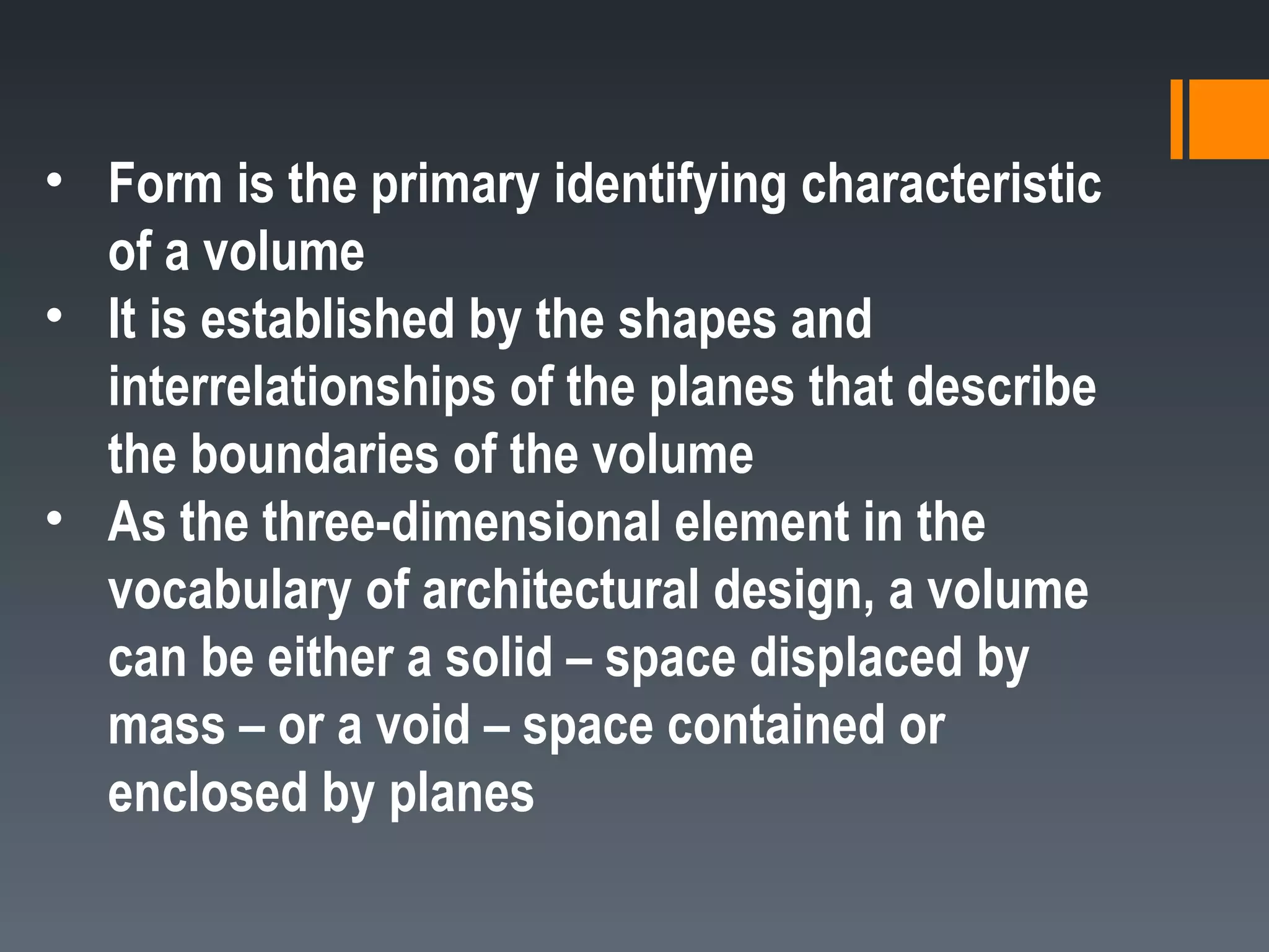 Primary elements of form | PPT