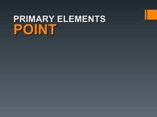 Primary elements of form | PPT