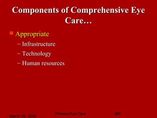Primary eye care | PPT