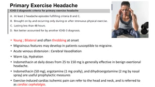 Primary headache | PPTX