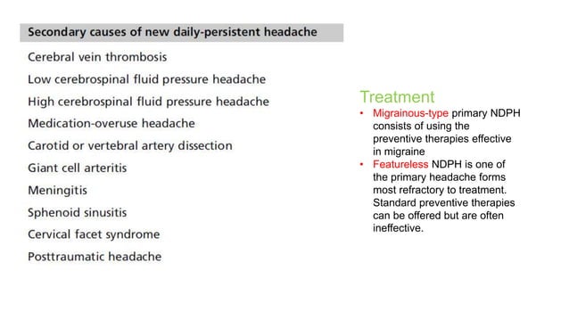 Primary headache | PPT