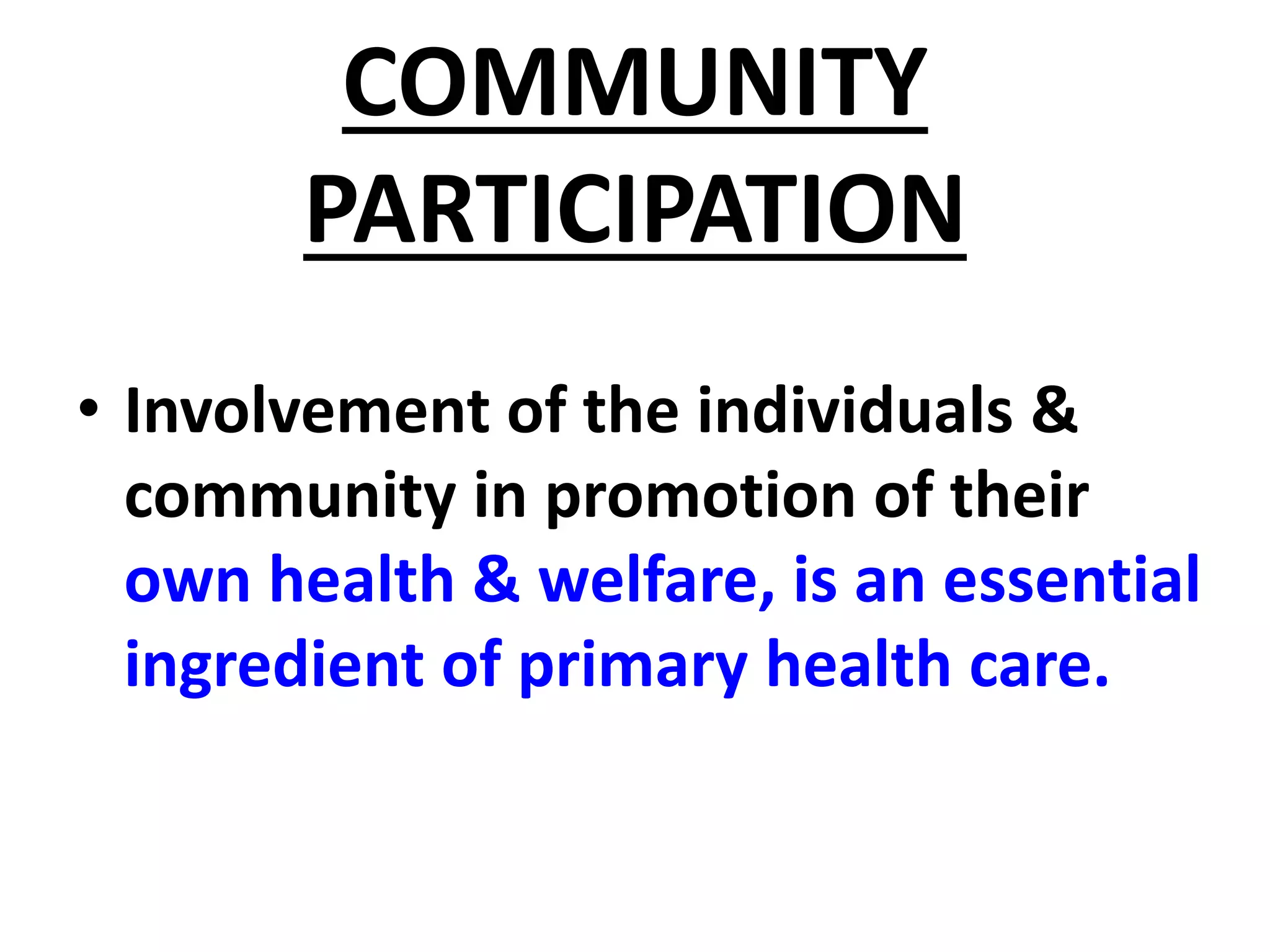 PRIMARY HEALTH CARE | PPTX