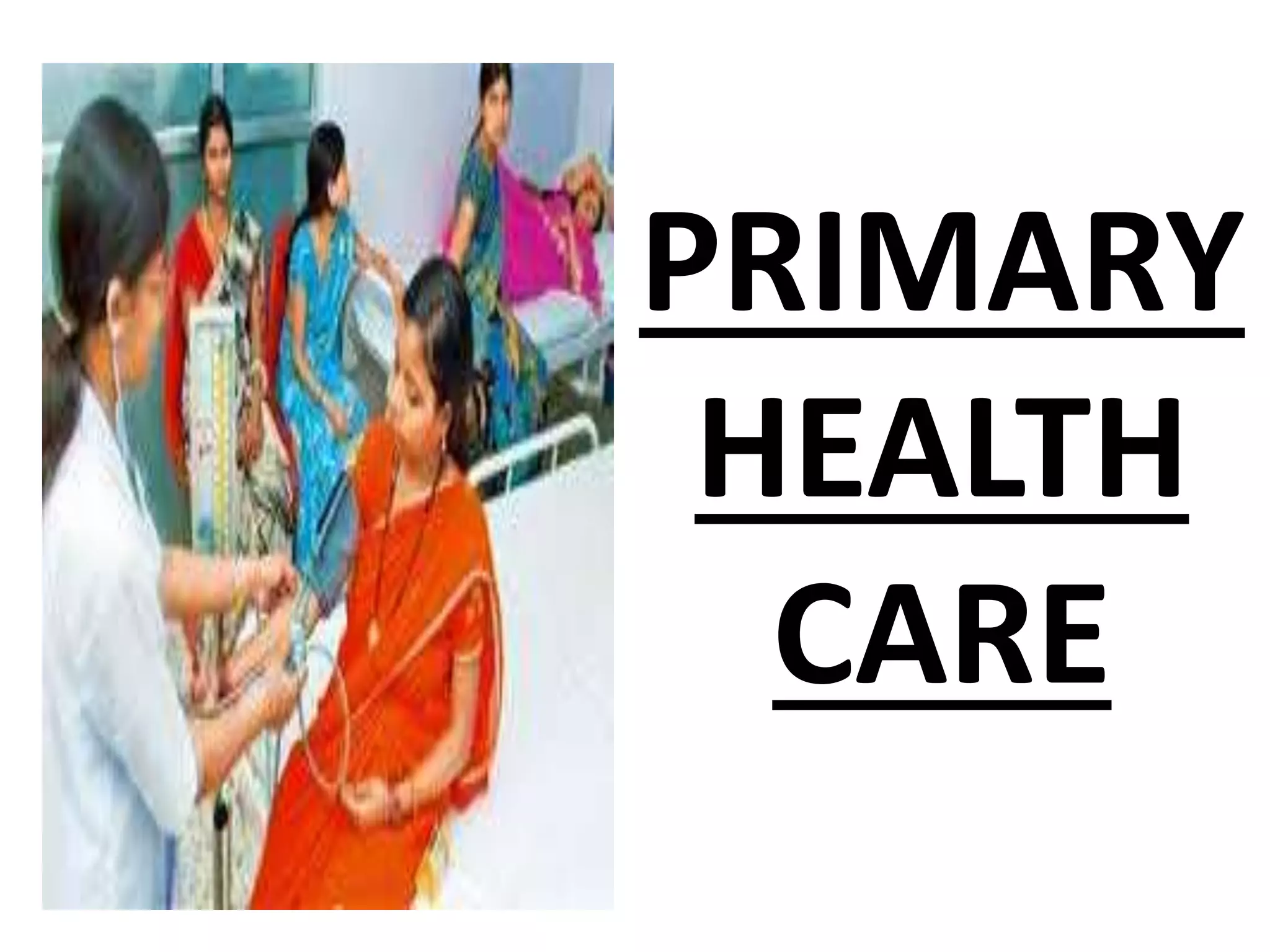 PRIMARY HEALTH CARE | PPTX
