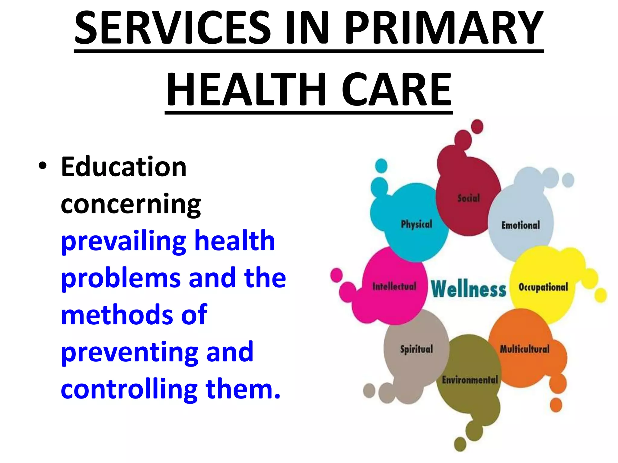 PRIMARY HEALTH CARE | PPTX