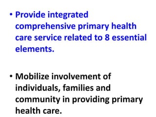 PRIMARY HEALTH CARE | PPTX