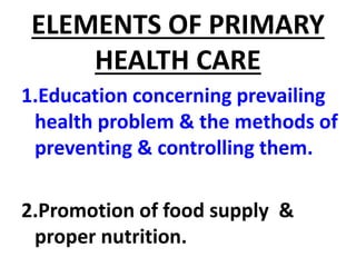 PRIMARY HEALTH CARE | PPTX