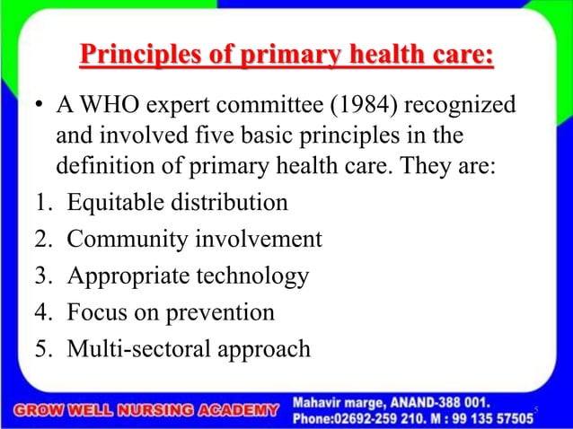 Primary health care | PPTX