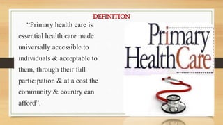 PRIMARY HEALTH CARE | PPTX