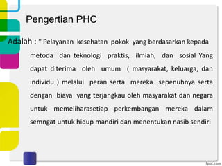 Primary health care | PPT