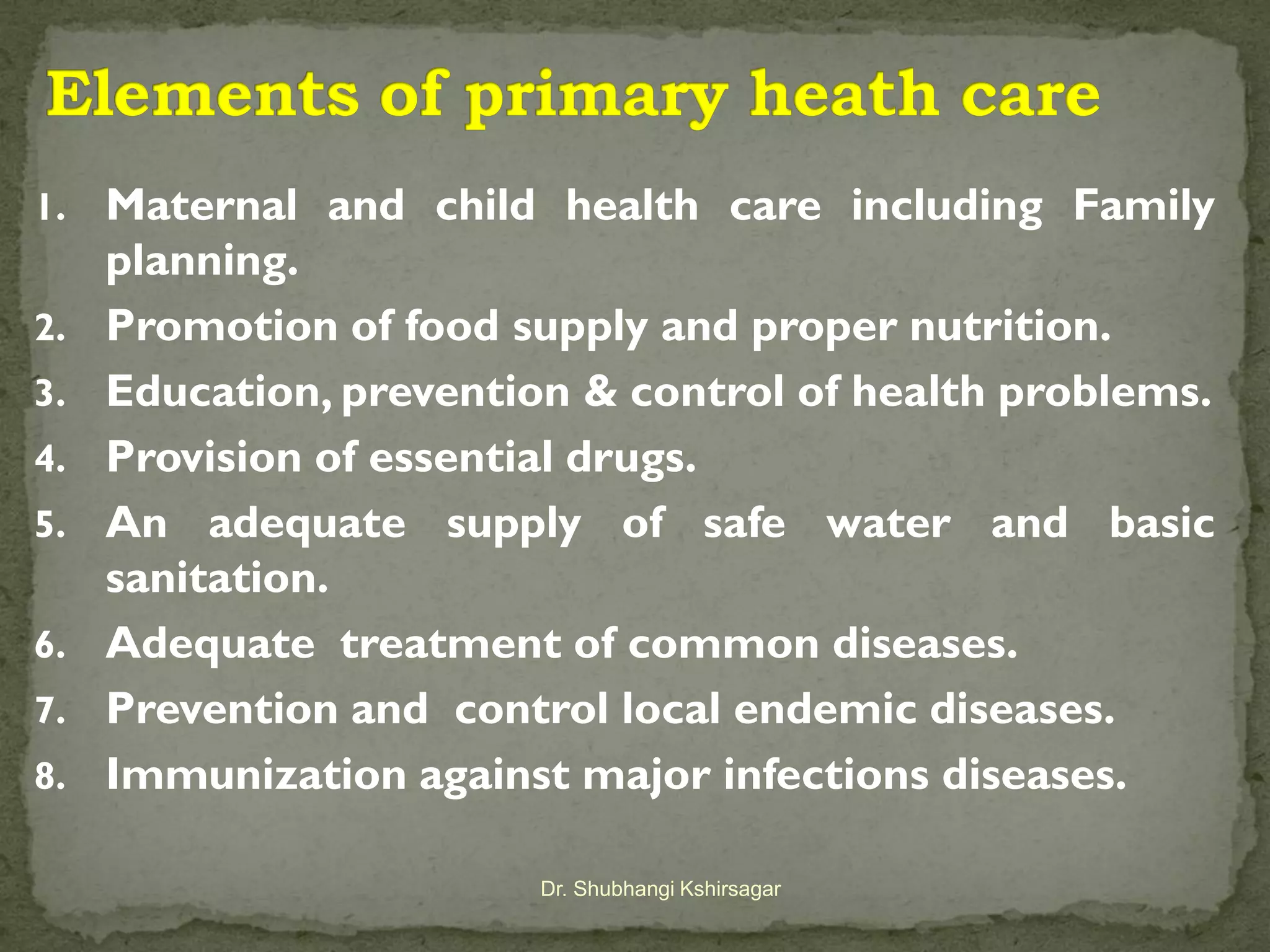 Primary health care | PPT