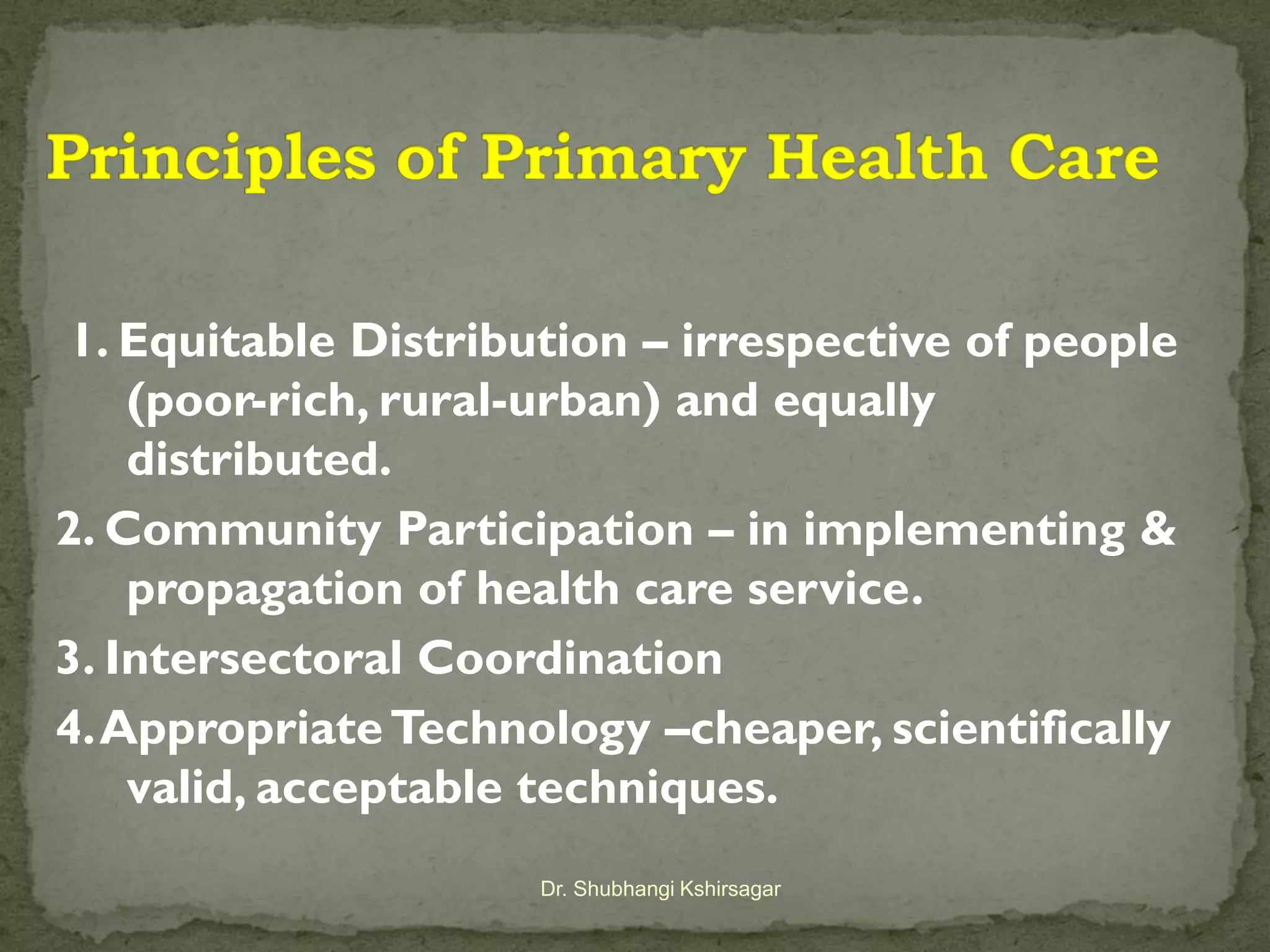 Primary health care | PPT