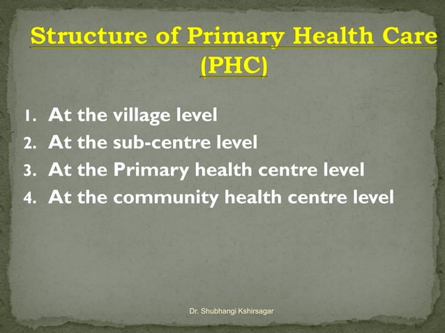 Primary health care | PPT