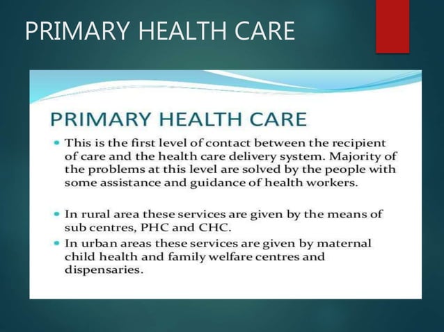 Primary health care | PPTX | Medical Health