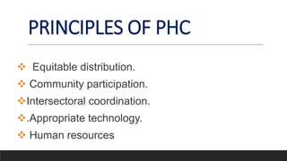 Primary health care | PPTX
