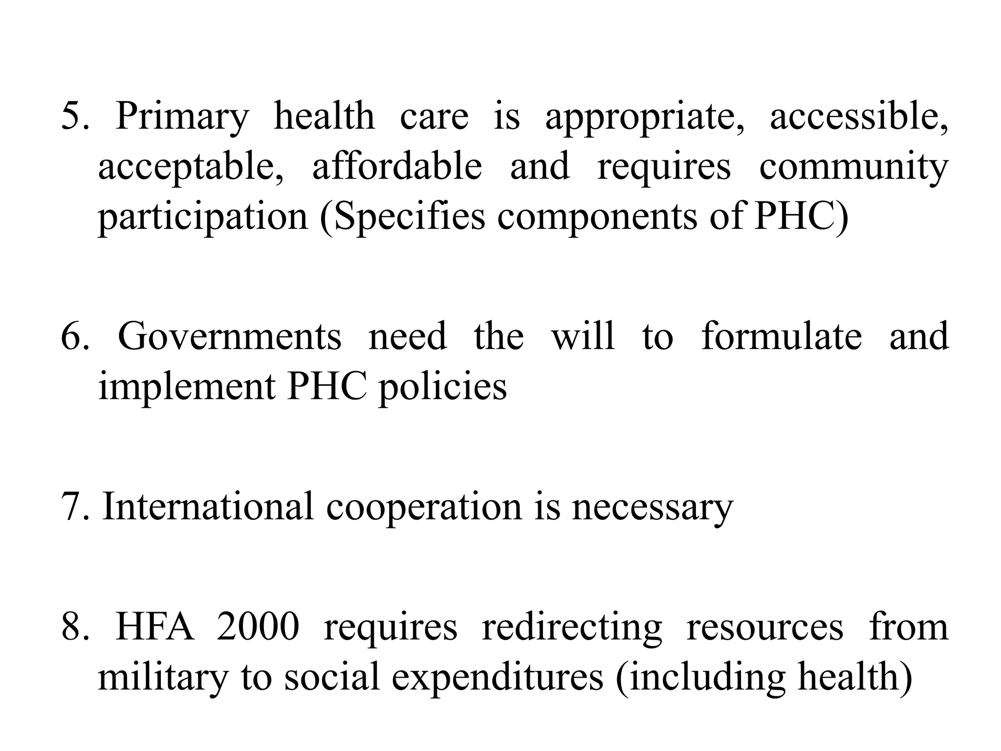 Primary health care and alma ata | PPTX