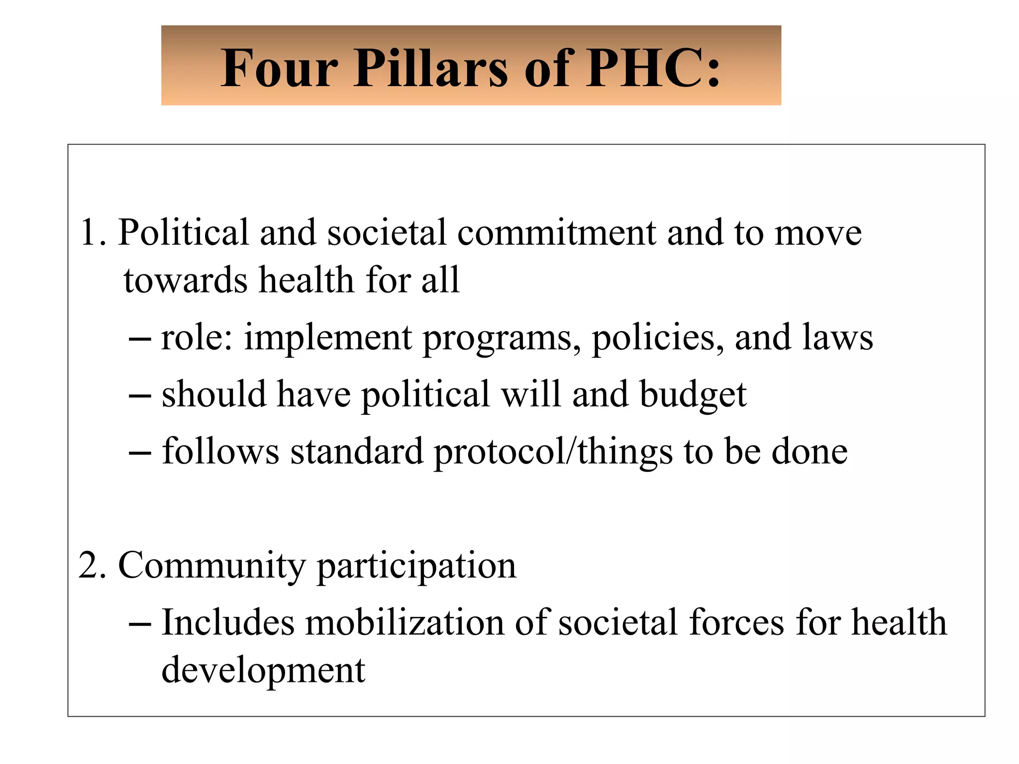 Primary health care and alma ata | PPTX