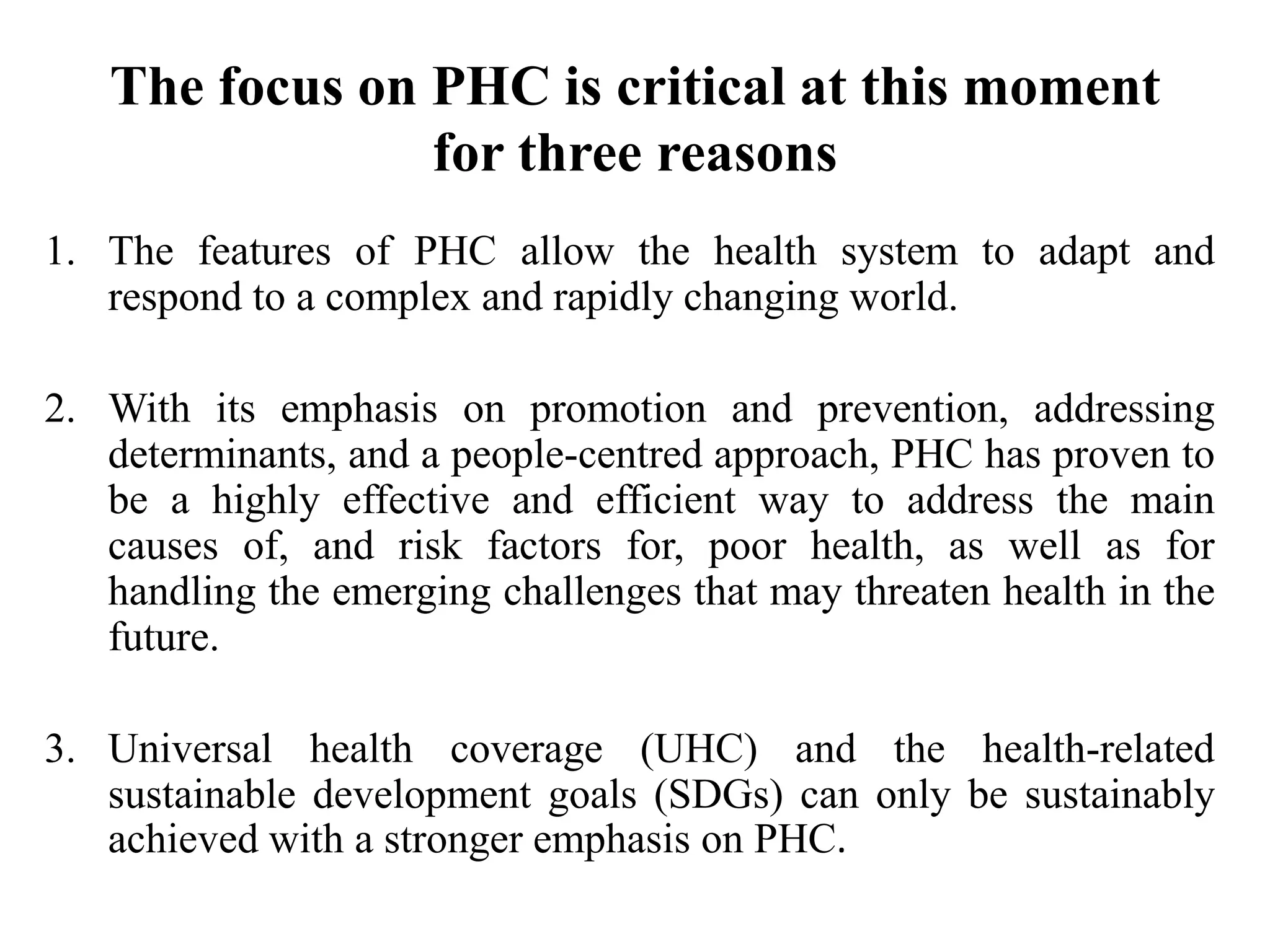 Primary health care and alma ata | PPTX