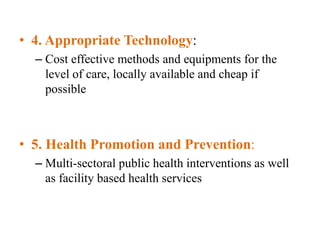 Primary health care and alma ata | PPTX