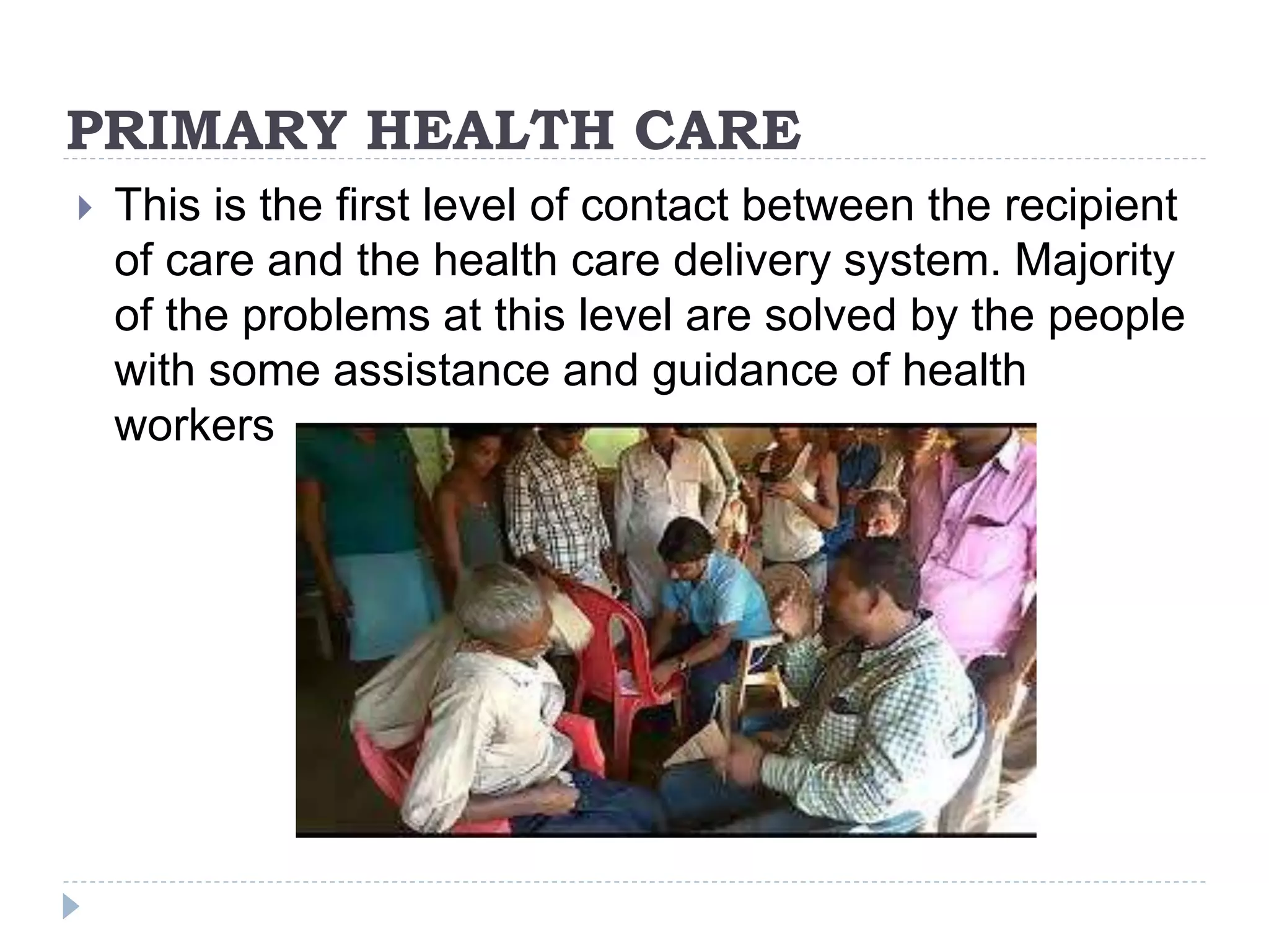 Primary health care and health promotion | PPTX