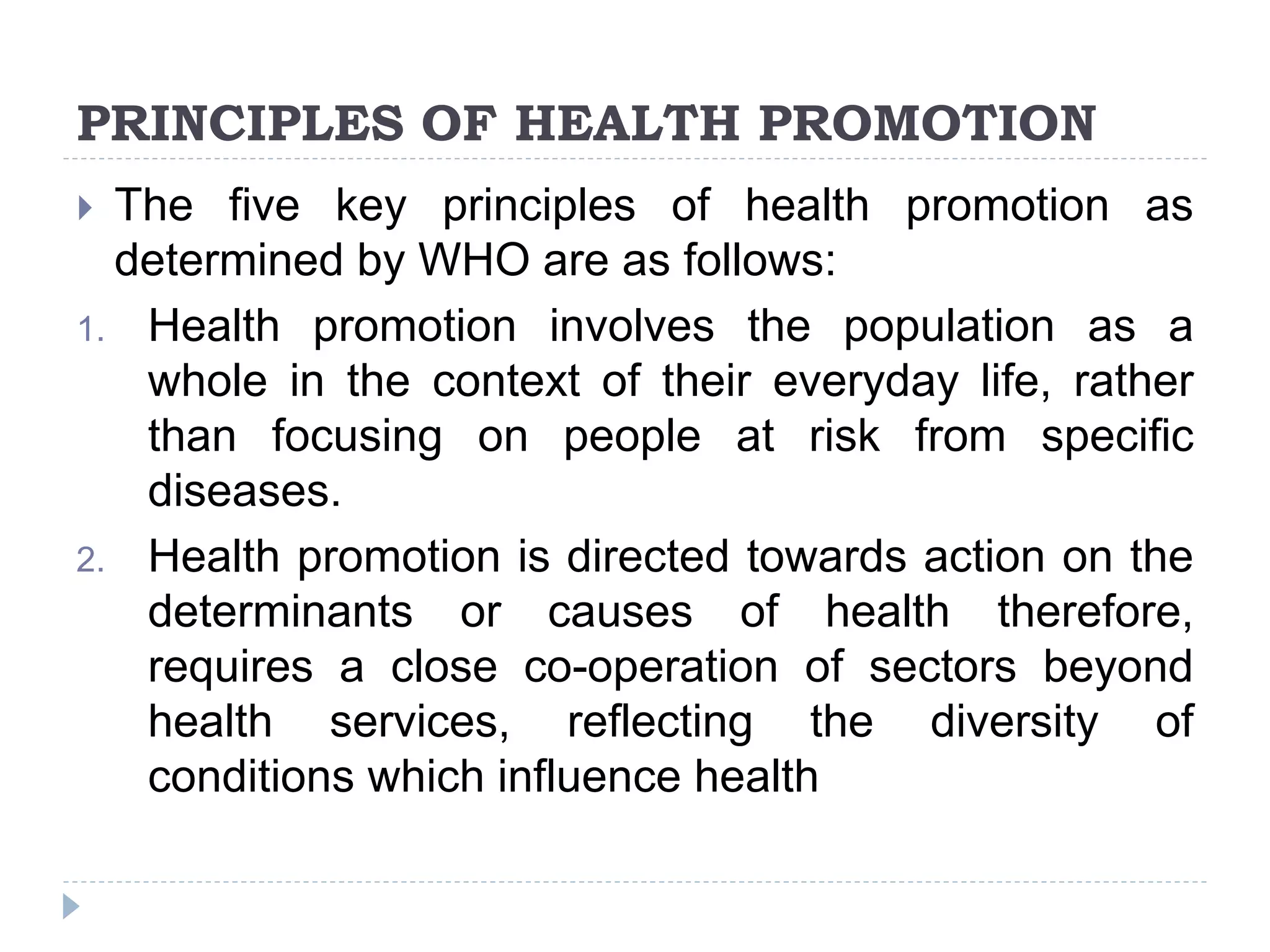 Primary health care and health promotion | PPTX