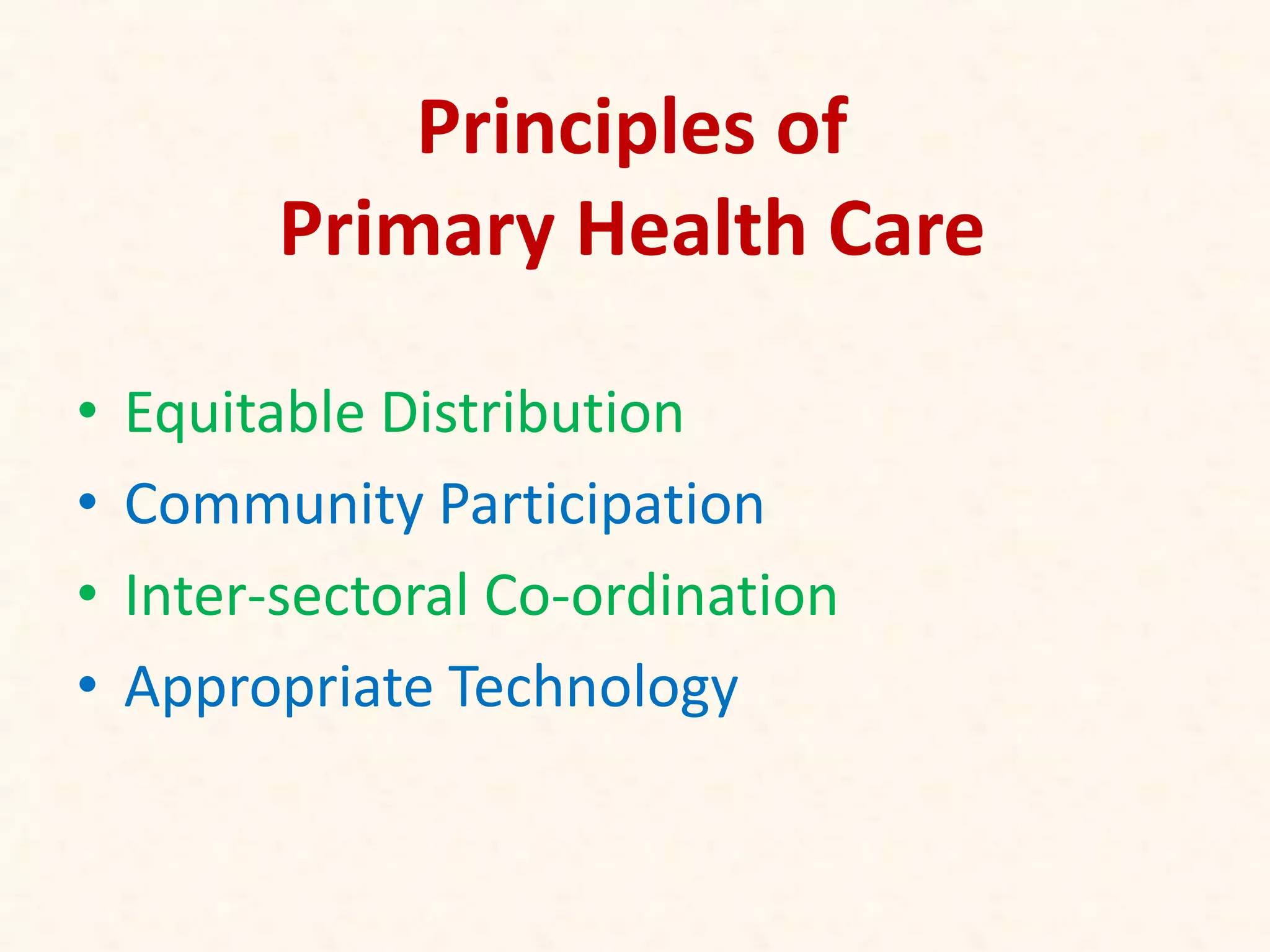 Primary health care concept | PPTX