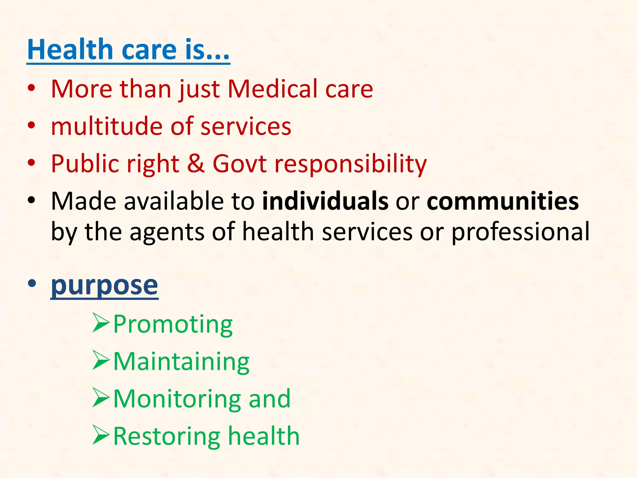 Primary health care concept | PPTX