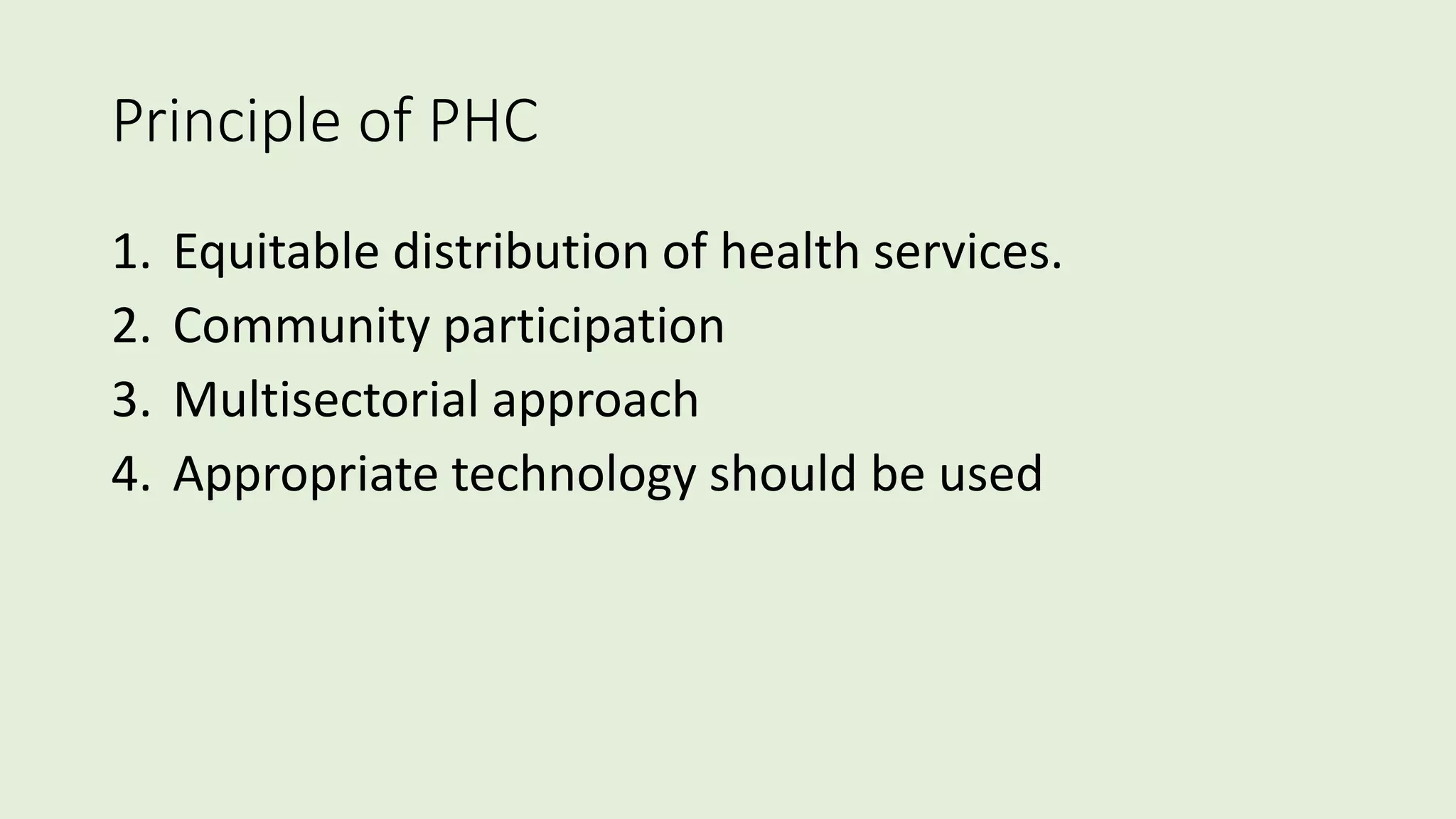 Primary Health Care (PHC) | PPTX