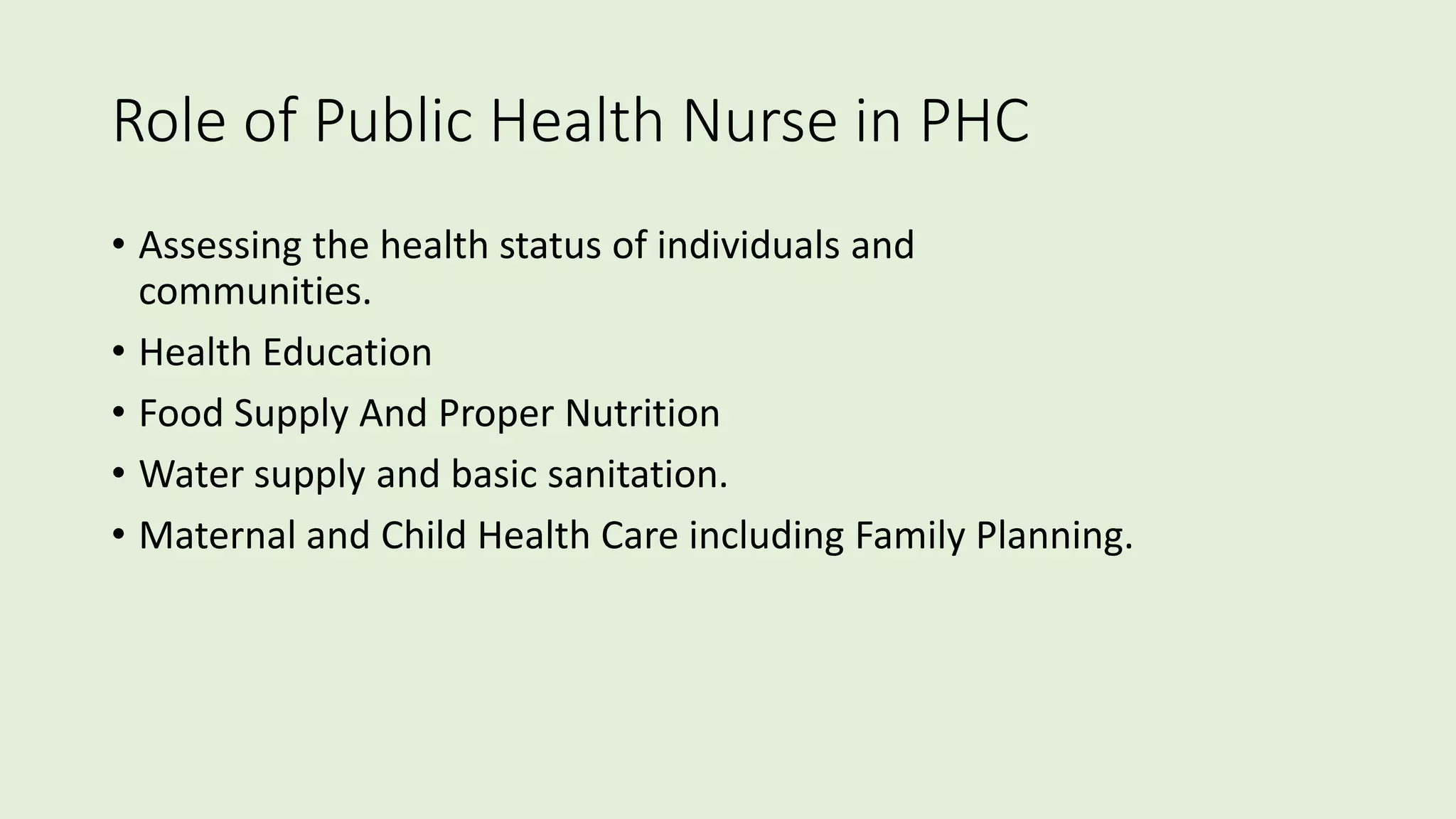 Primary Health Care (PHC) | PPTX