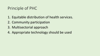 Primary Health Care (PHC) | PPTX