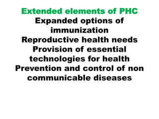 Primary health care (phc) became a | PPT